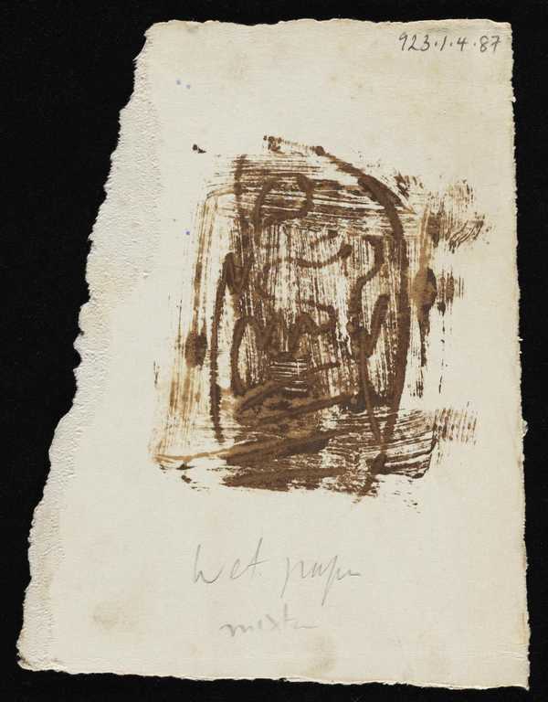 Printmaking experiment‘, Cecil Collins‘, Cecil Collins – Tate Archive ...