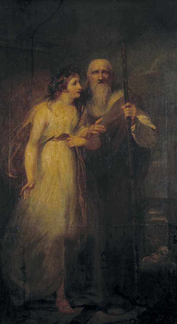 ‘Manto and Tiresias‘, Henry Singleton, exhibited 1792 | Tate