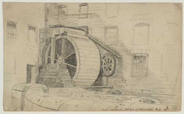 ‘Arkwright’s Mill‘, Ford Madox Brown, 1878 | Tate