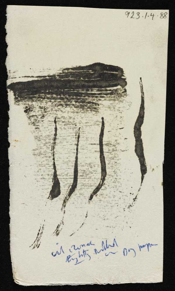 Printmaking experiment‘, Cecil Collins‘, Cecil Collins – Tate Archive ...