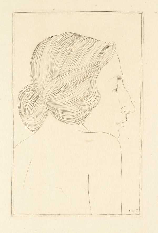 ‘Portrait of a Lady‘, Eric Gill, 1924 | Tate