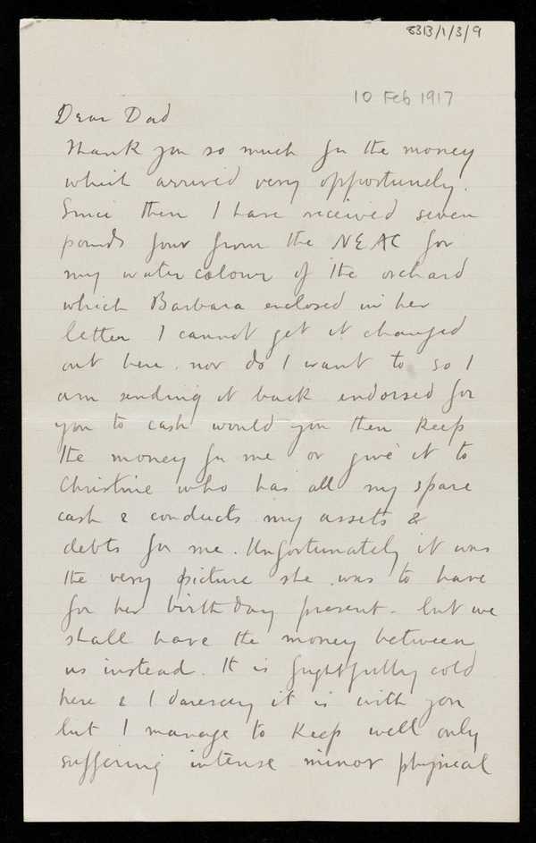 Letter from John Nash to William Harry Nash‘, John Nash, recipient ...