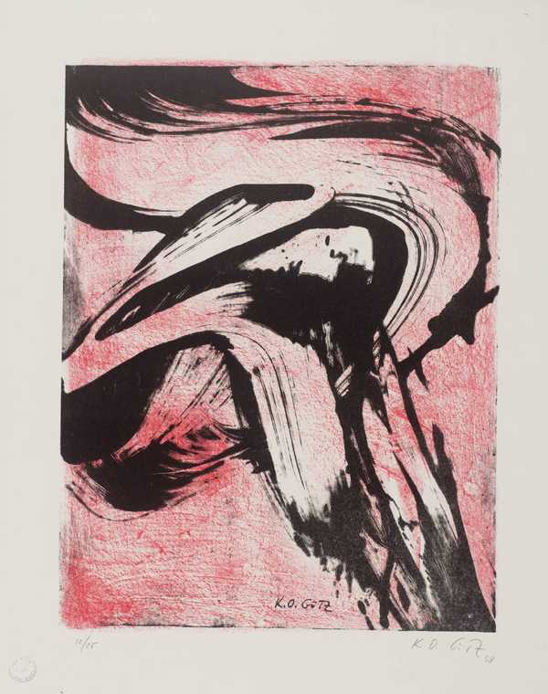 ‘Untitled‘, Karl-Otto Götz, 1958 | Tate