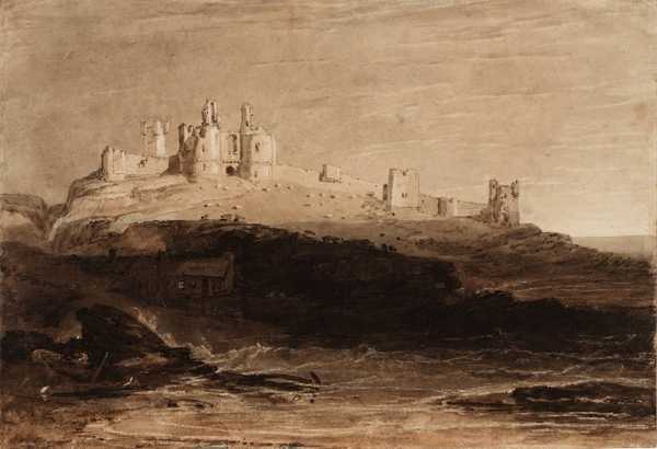 ‘Dunstanborough Castle‘, Joseph Mallord William Turner, c.1806–7 | Tate