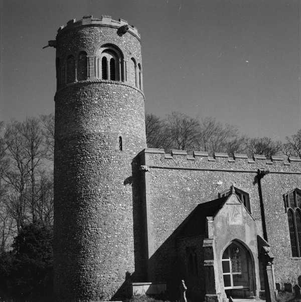 Photograph of St Nicholas Church, Little Saxham, Bury St Edmunds ...
