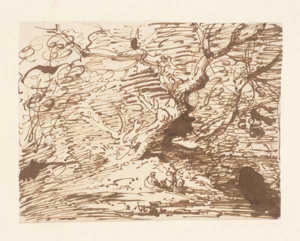 ‘Scene in a Wood, with Figures‘, Joseph Farington | Tate