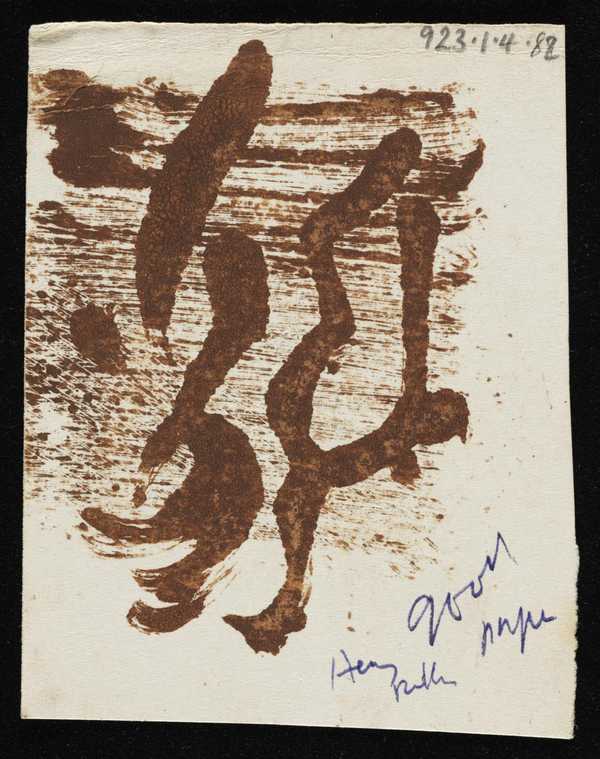 Printmaking experiment‘, Cecil Collins‘, Cecil Collins – Tate Archive ...