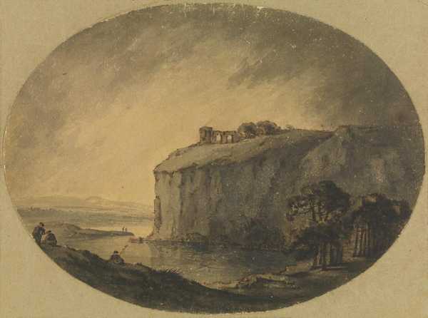 ‘River Scene with Ruins‘, Rev. William Gilpin, c.1780–1800 | Tate