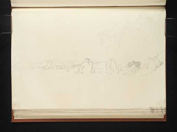 ‘Rocks on the Beach at Bude, Looking towards Lower Sharpnose Point ...