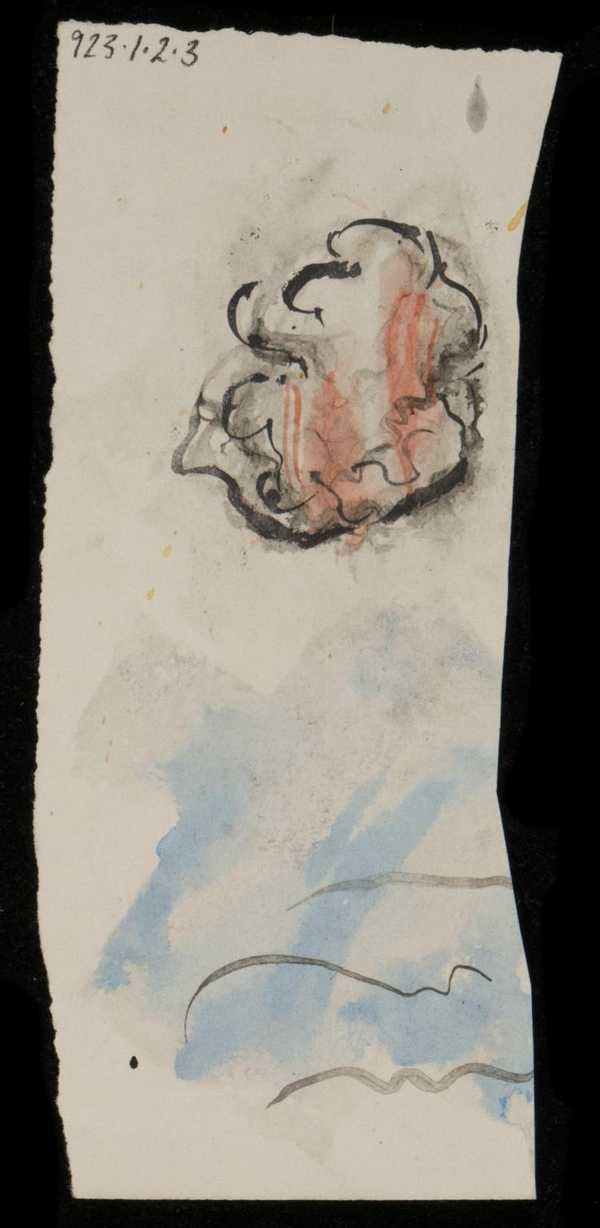 Fragment of painting, possibly a landscape by Cecil Collins‘, Cecil ...