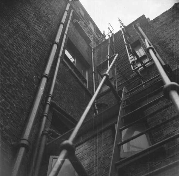 Photograph showing a fire escape‘, Nigel Henderson, [1949–54]‘, Nigel ...