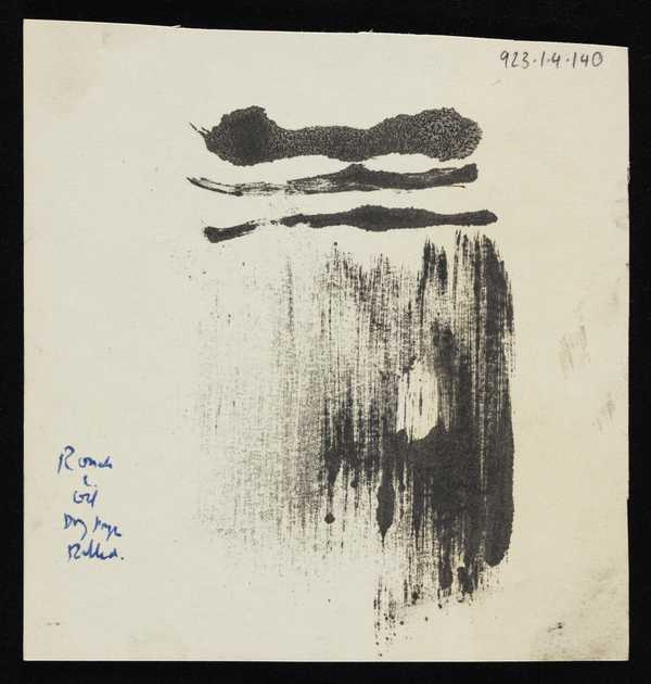 Printmaking experiment‘, Cecil Collins‘, Cecil Collins – Tate Archive ...