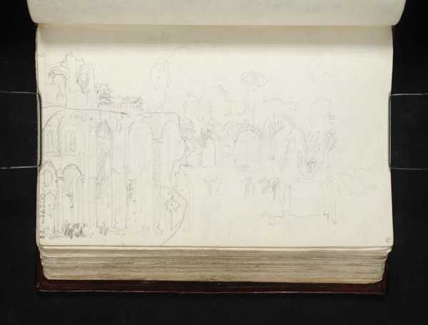 ‘The Imperial Baths, Trier (Right); Interior of the Cathedral, Trier ...