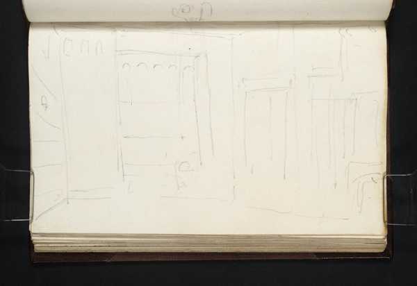 ‘The Oak Room at Farnley Hall‘, Joseph Mallord William Turner, ?1814 | Tate