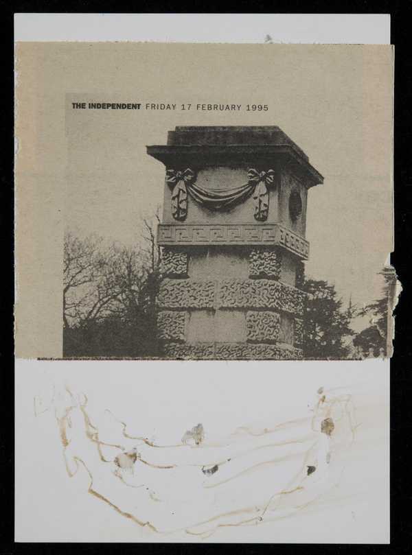 Worked postcard‘, Prunella Clough, [17 February 1995]‘, Prunella Clough ...