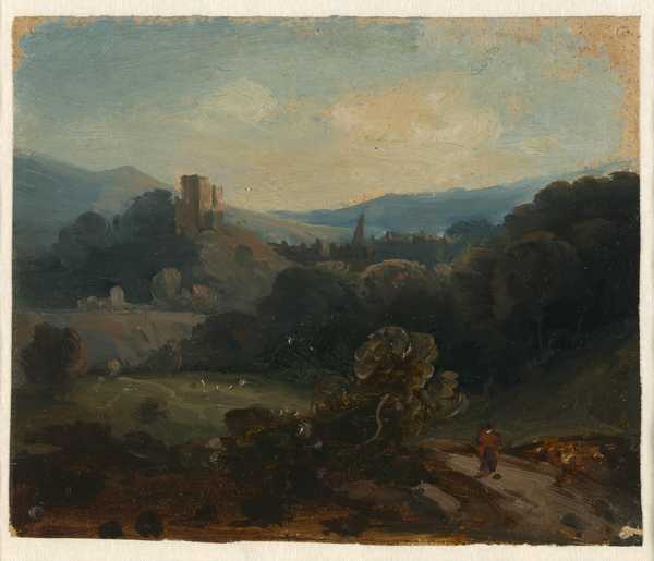 ‘Landscape‘, Sir George Howland Beaumont, Bt, c.1795 | Tate