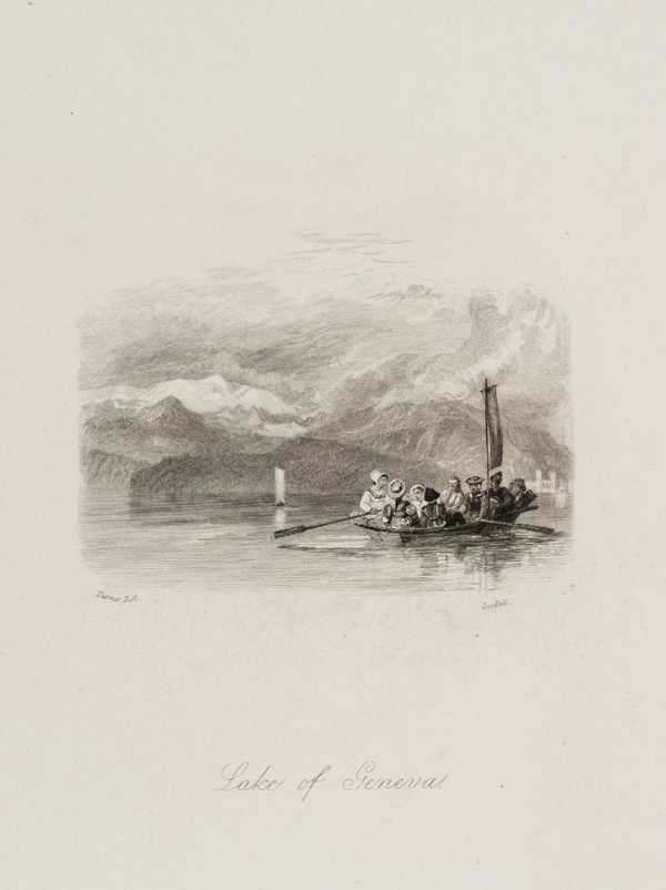 ‘The Lake of Geneva‘, after Joseph Mallord William Turner, 1830 | Tate