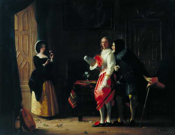 ‘Slender Courting Anne Page’‘, Charles Robert Leslie, c.1850 | Tate