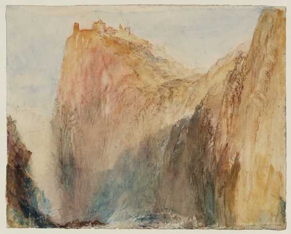 ‘The Via Mala, Looking towards Thusis‘, Joseph Mallord William Turner ...