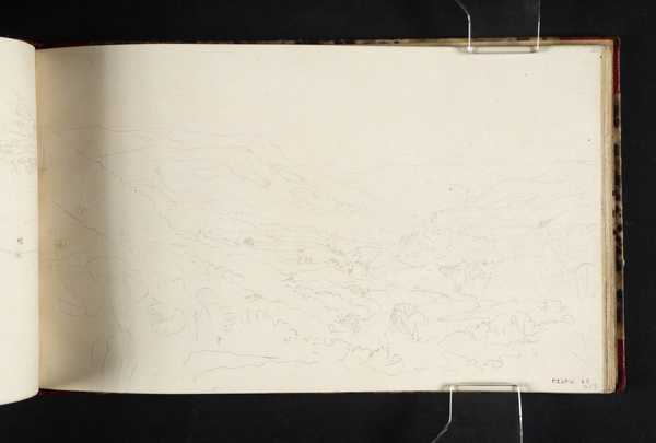 ‘Ellerton Priory, Swaledale, from the Downholme Road‘, Joseph Mallord ...