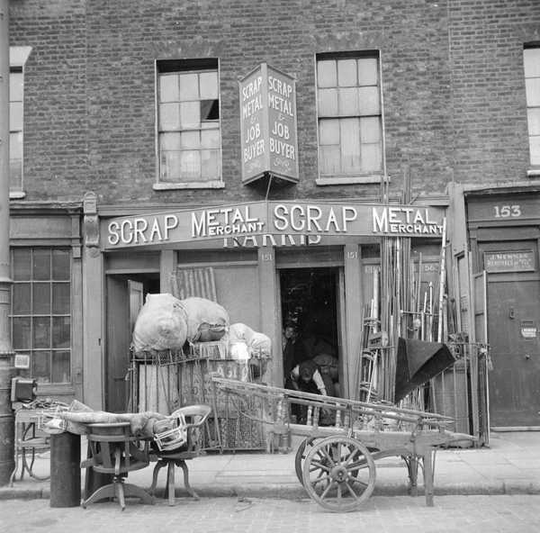 Photograph showing exterior of Harris, scrap metal merchant‘, Nigel ...