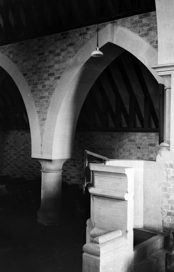 Photograph of the interior of St Mary the Virgin church in Westcott ...