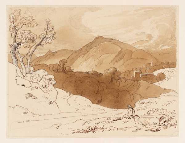 ‘Study for a Landscape Composition‘, Andrew Wilson, 1812 | Tate