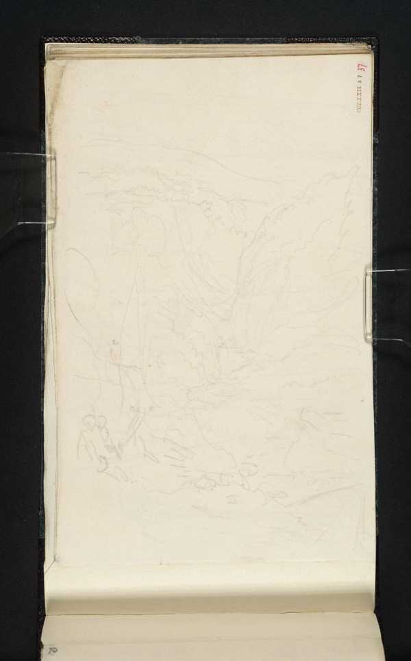 ‘Ledard Burn, or Bracklinn Falls‘, Joseph Mallord William Turner, 1834 ...