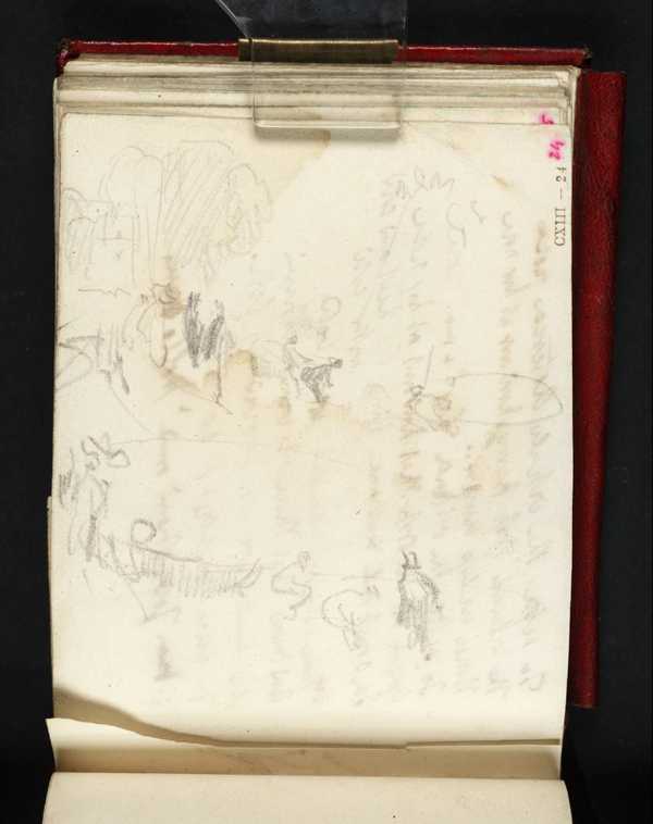 ‘Two Sketches: Figures on a River Bank‘, Joseph Mallord William Turner ...