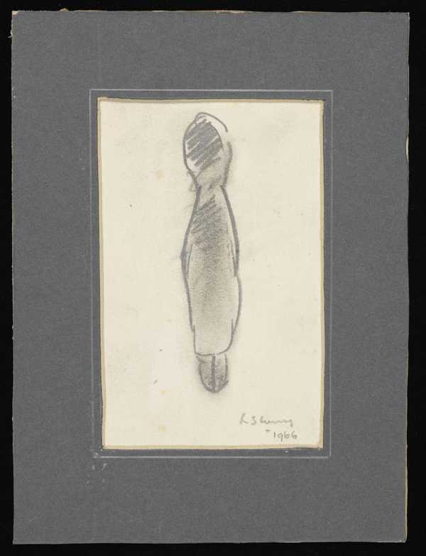 Framed drawing entitled ‘A Small Child’‘, L.S. Lowry, 1966‘, L.S. Lowry ...