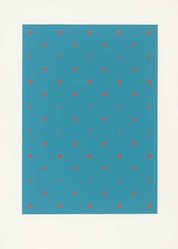 ‘Acrobats‘, Ian Hamilton Finlay, 1968 | Tate