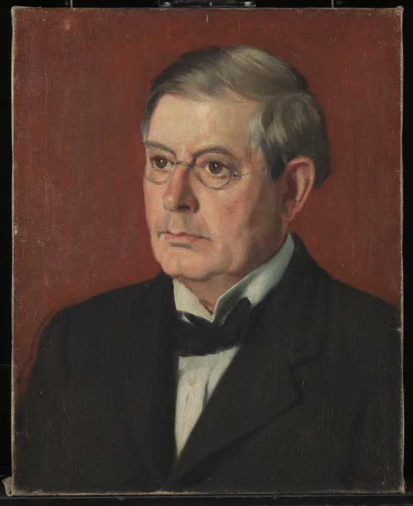 ‘Portrait of Sir George Frampton‘, Meredith Frampton, 1925 | Tate