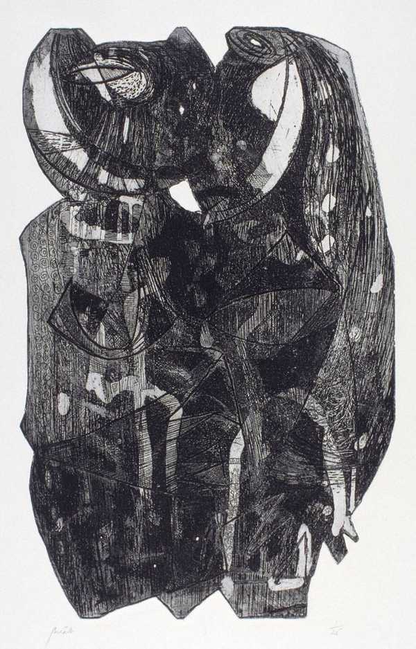 ‘Night Meeting‘, André Bicât, 1965 | Tate