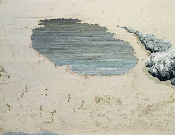 ‘spot‘, Michael Raedecker, 1998 | Tate