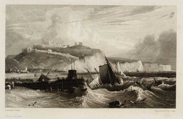 ‘Dover Castle, Kent‘, after Samuel Owen, 1814 | Tate