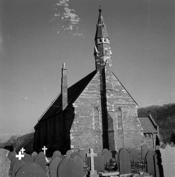 Photograph of All Saints Church, Llangorwen, Cardiganshire‘, John Piper ...