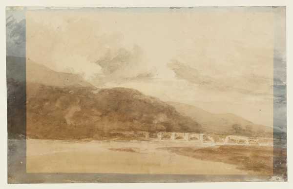 Abergavenny Bridge‘, Joseph Mallord William Turner, 1798 | Tate