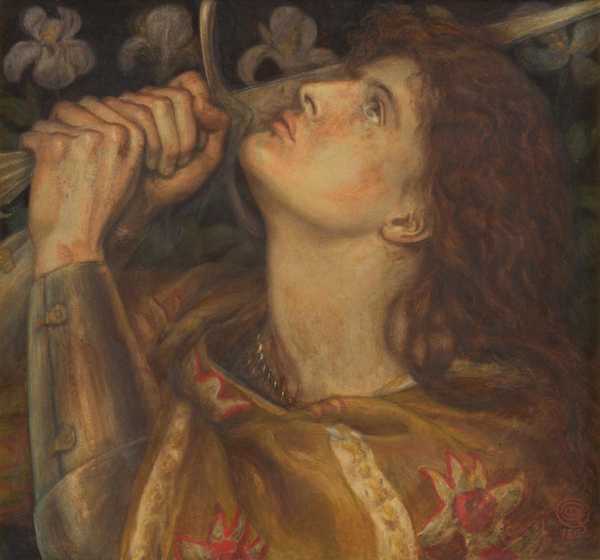 ‘Joan of Arc‘, Dante Gabriel Rossetti, 1864 | Tate
