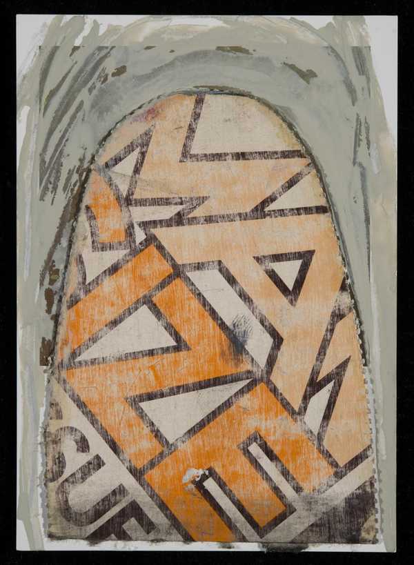 Worked postcard‘, Prunella Clough, [1990s]‘, Prunella Clough, [1990s ...