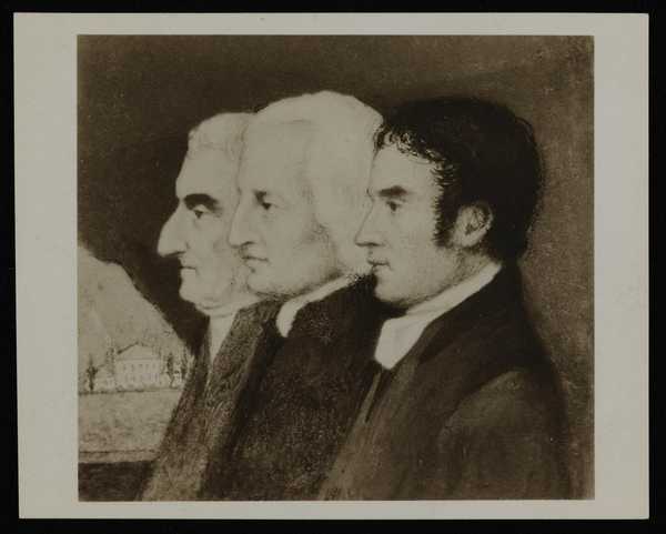 Photograph of artwork showing members of the Tuke family‘, Anonymous ...