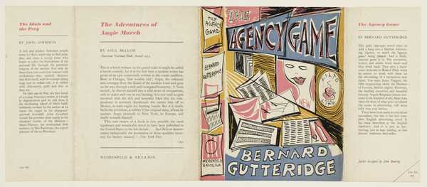 Printed book jacket for ‘The Agency Game’ by Bernard Gutteridge ...