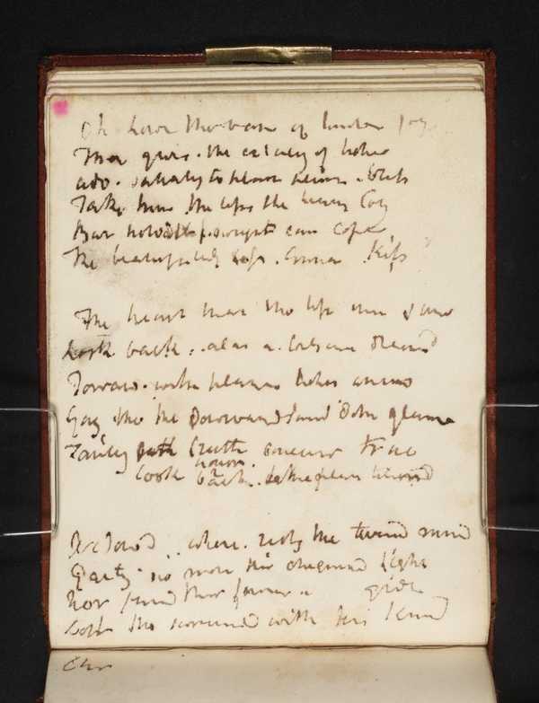 ‘Inscription by Turner: A Draft of Poetry‘, Joseph Mallord William ...