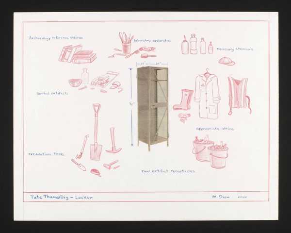 ‘Tate Thames (Locker)‘, Mark Dion, 2000 | Tate