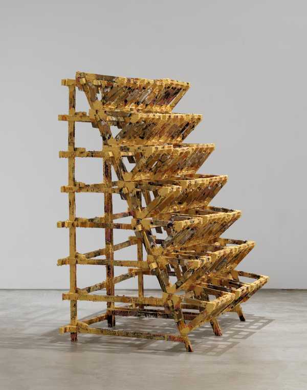‘Untitled (Yellow Rack)‘, Dame Phyllida Barlow DBE RA, 2006 | Tate