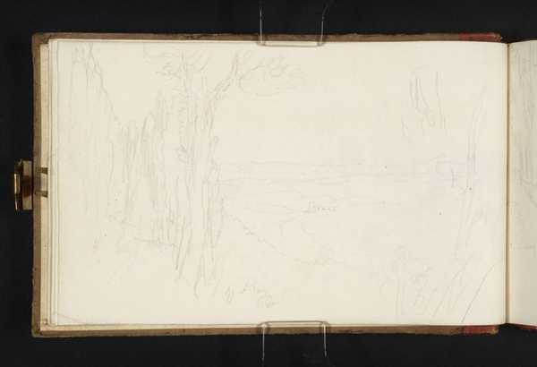 ‘View from Monte Mario, Rome, with the Ponte Molle and the River Tiber ...