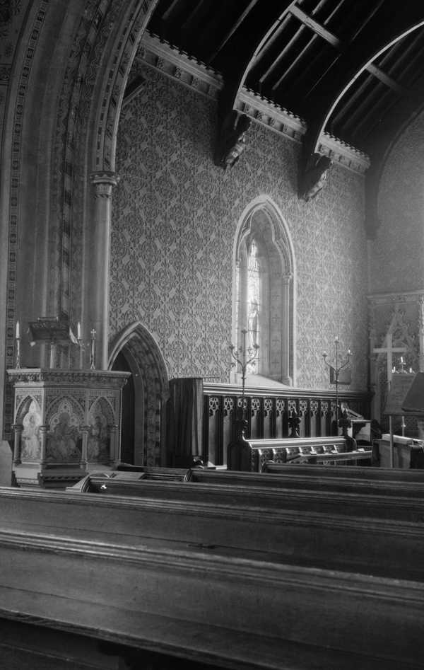 Photograph, possibly showing the interior of All Saints Church in ...