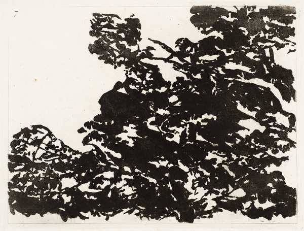 ‘Plate 7‘, Alexander Cozens, c.1785 | Tate