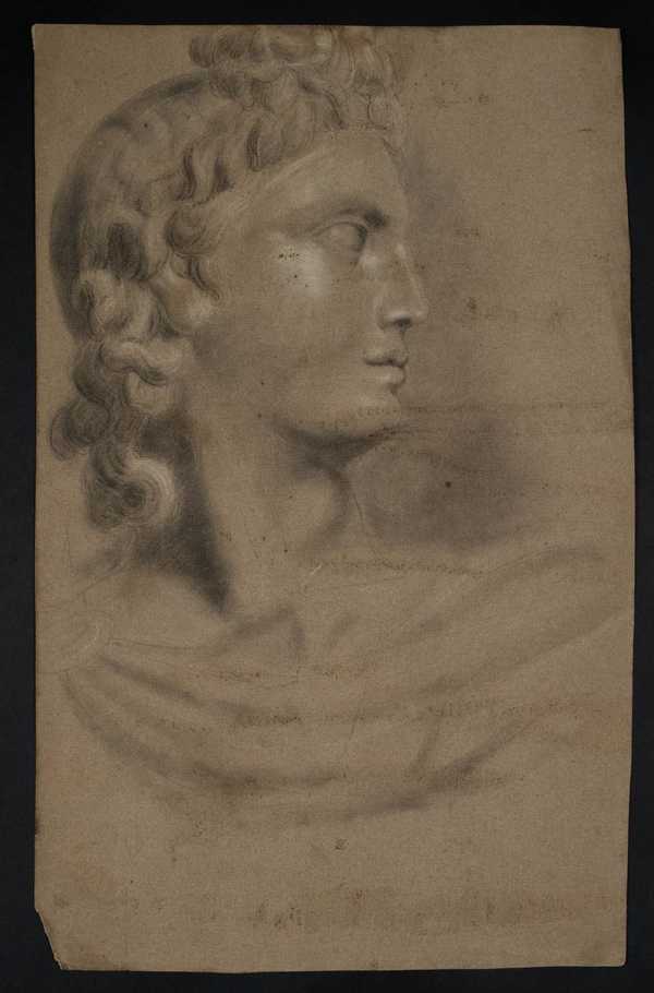 ‘Head of the Apollo Belvedere‘, Joseph Mallord William Turner, ?1793 | Tate