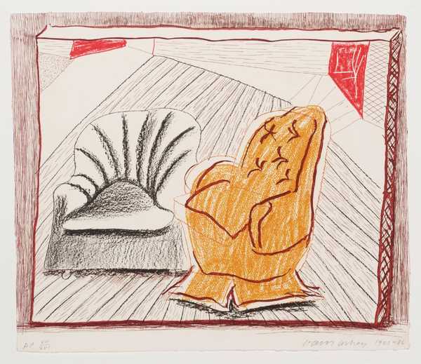 ‘A Picture of Two Chairs‘, David Hockney, 1985–6 | Tate