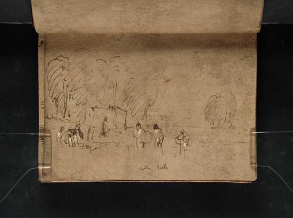 ‘Women in Water, Catching Eels [Turner]‘, Joseph Mallord William Turner ...